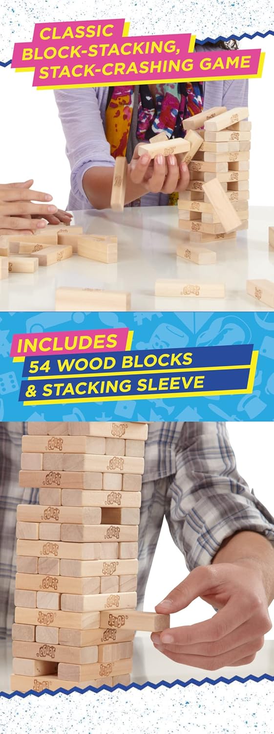 Hasbro Jenga Tumbling Tower For All Ages - Play & Dream