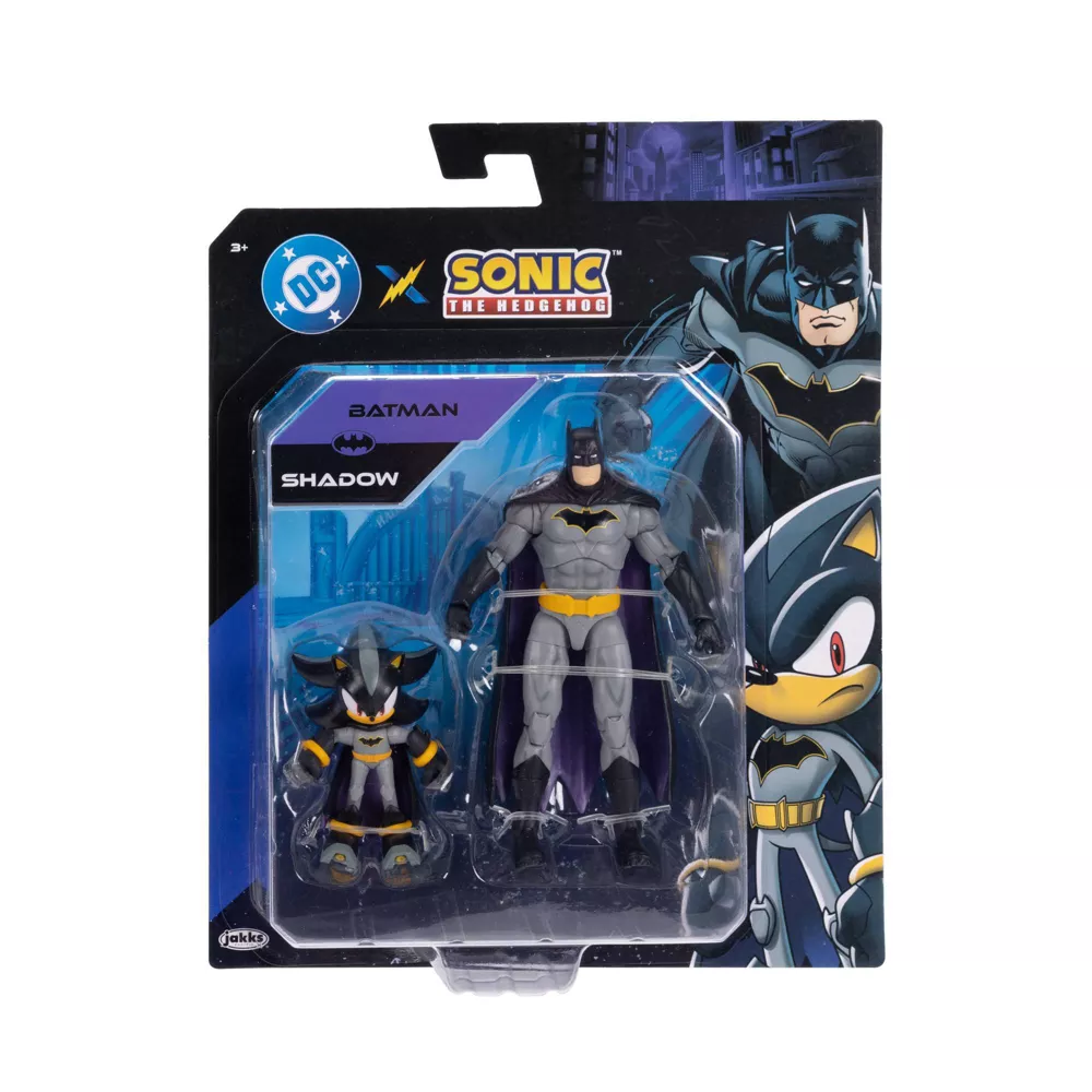 DC X Sonic the Hedgehog Shadow and Batman Action Figure - Play & Dream