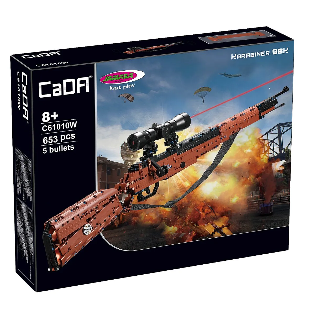 CaDA Musket / Karabiner 98K Brick Gun Building Set C61010W - Play & Dream